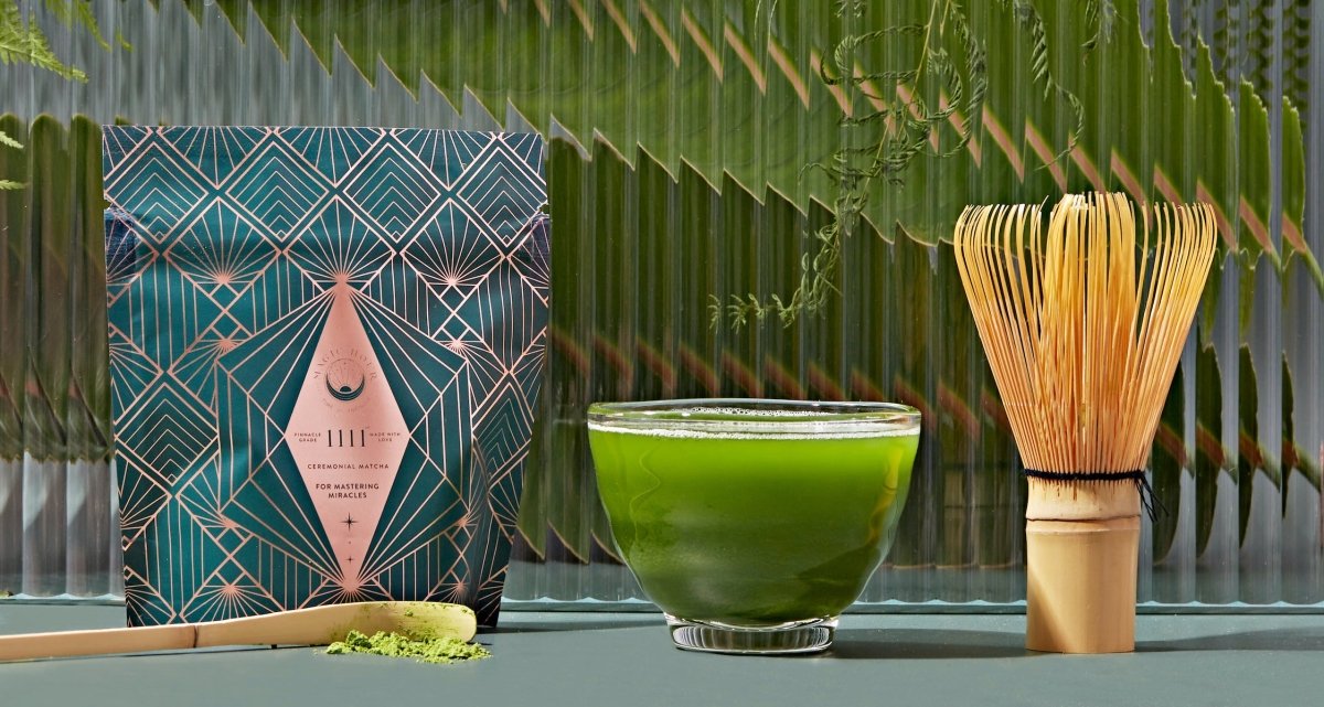 Blueberry Matcha Latte – Magic Hour