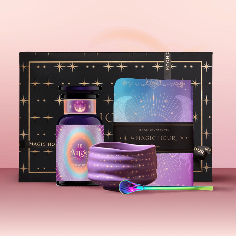 Angel Numerology Tea Gift Set | Fruit & Flower Tea with Ritual Tools ...