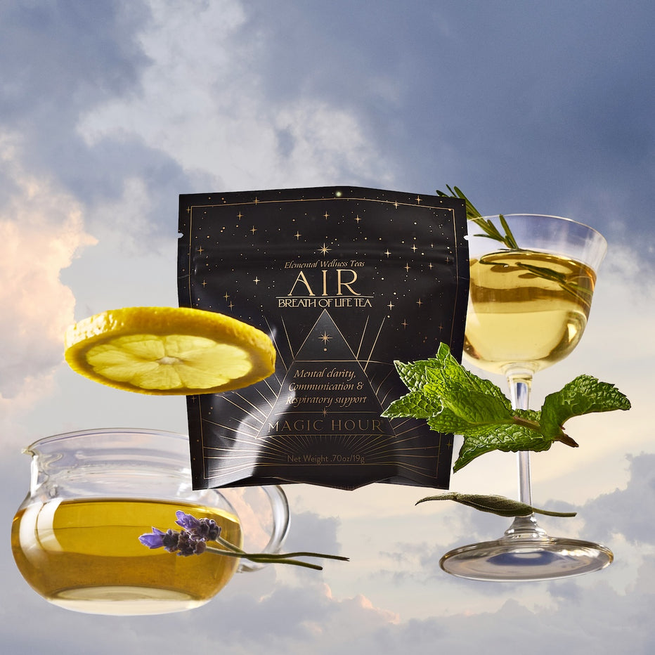Air: Mint, Mullein & Citrus Tea for Respiratory Support | Magic Hour