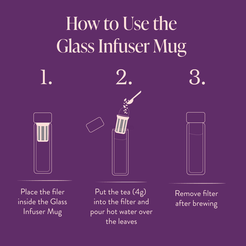Glass Infuser Mug – Magic Hour