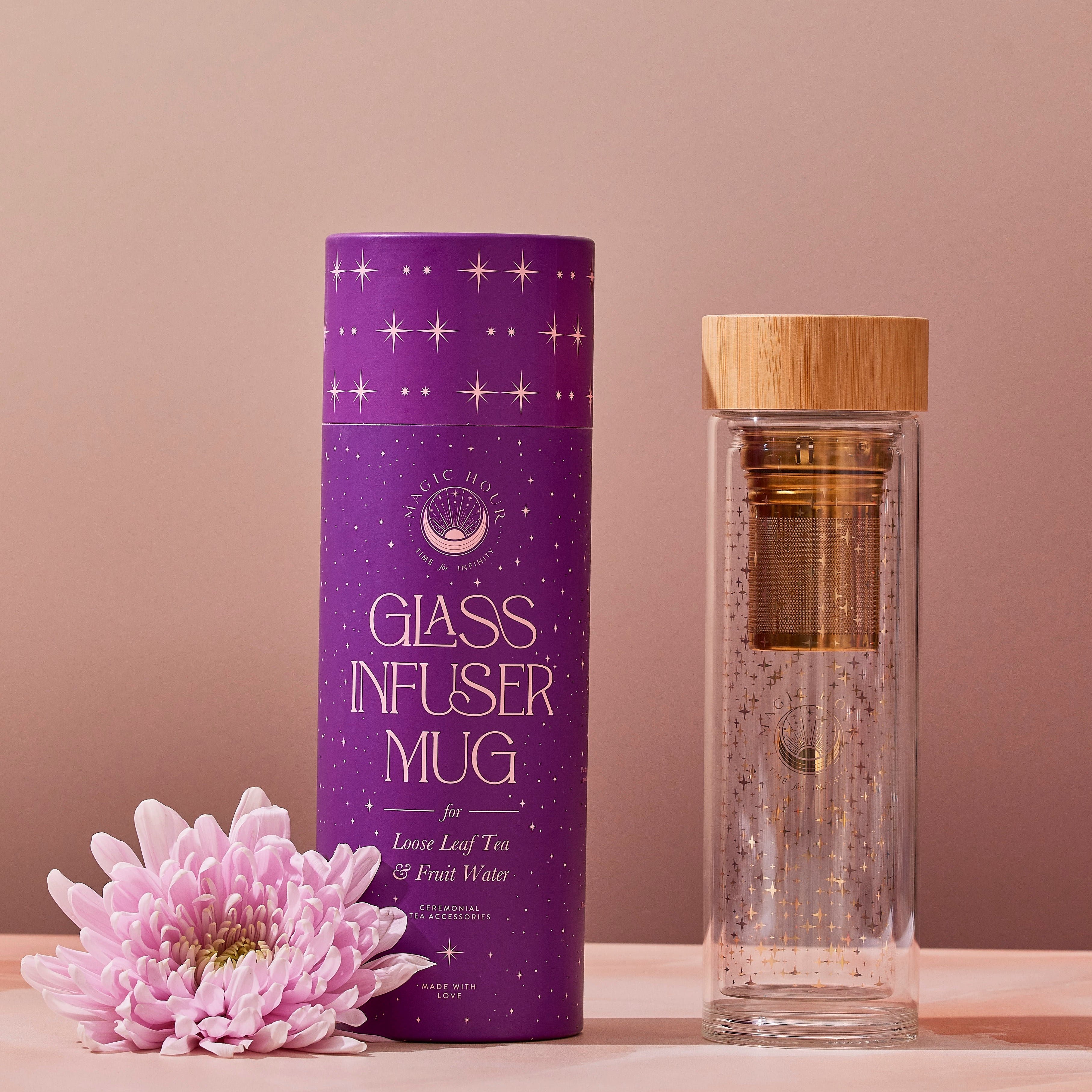Glass Infuser Mug – Magic Hour