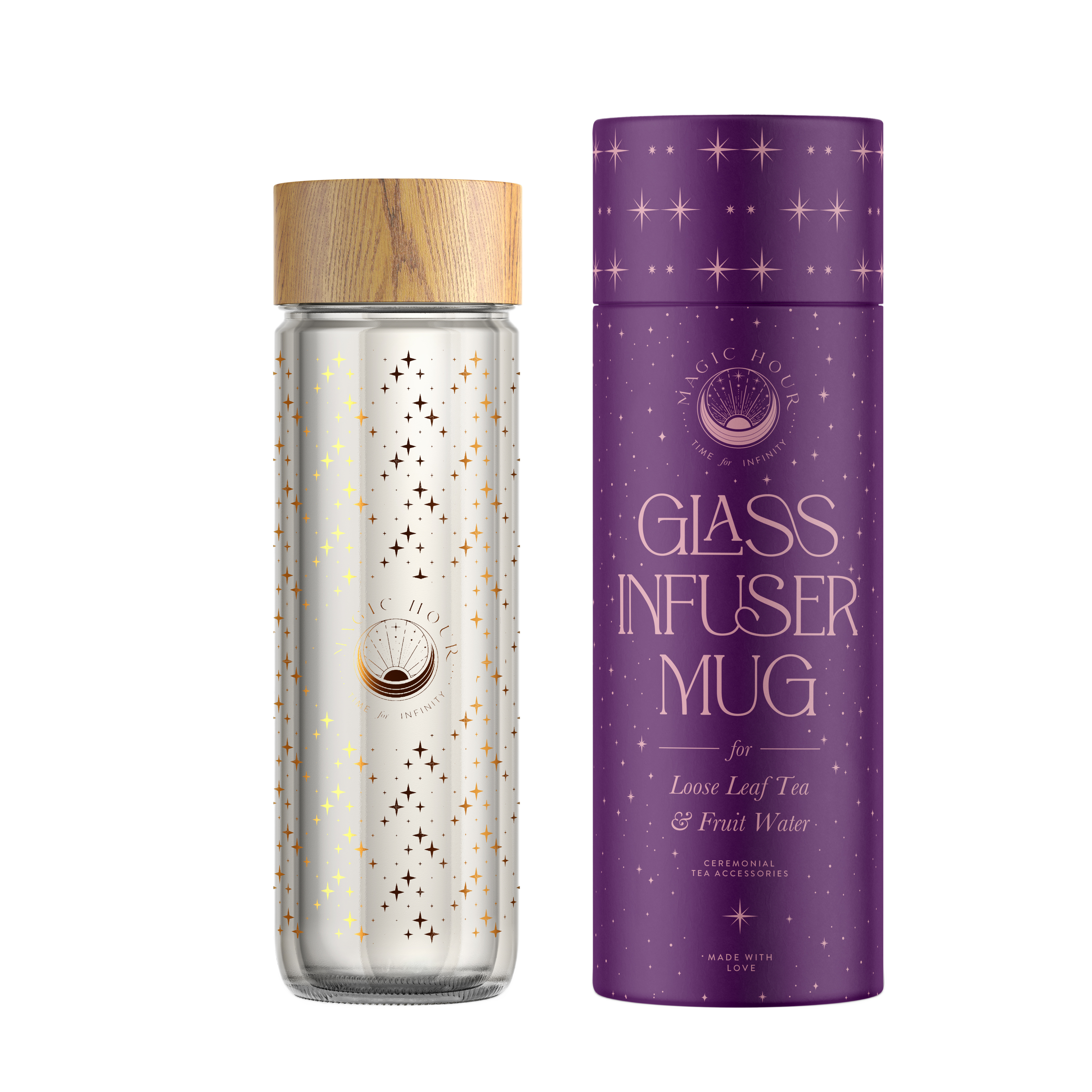 Glass Infuser Mug – Magic Hour