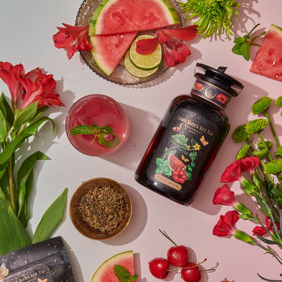 Watermelon Mint Herbal Iced Tea | Magic Hour