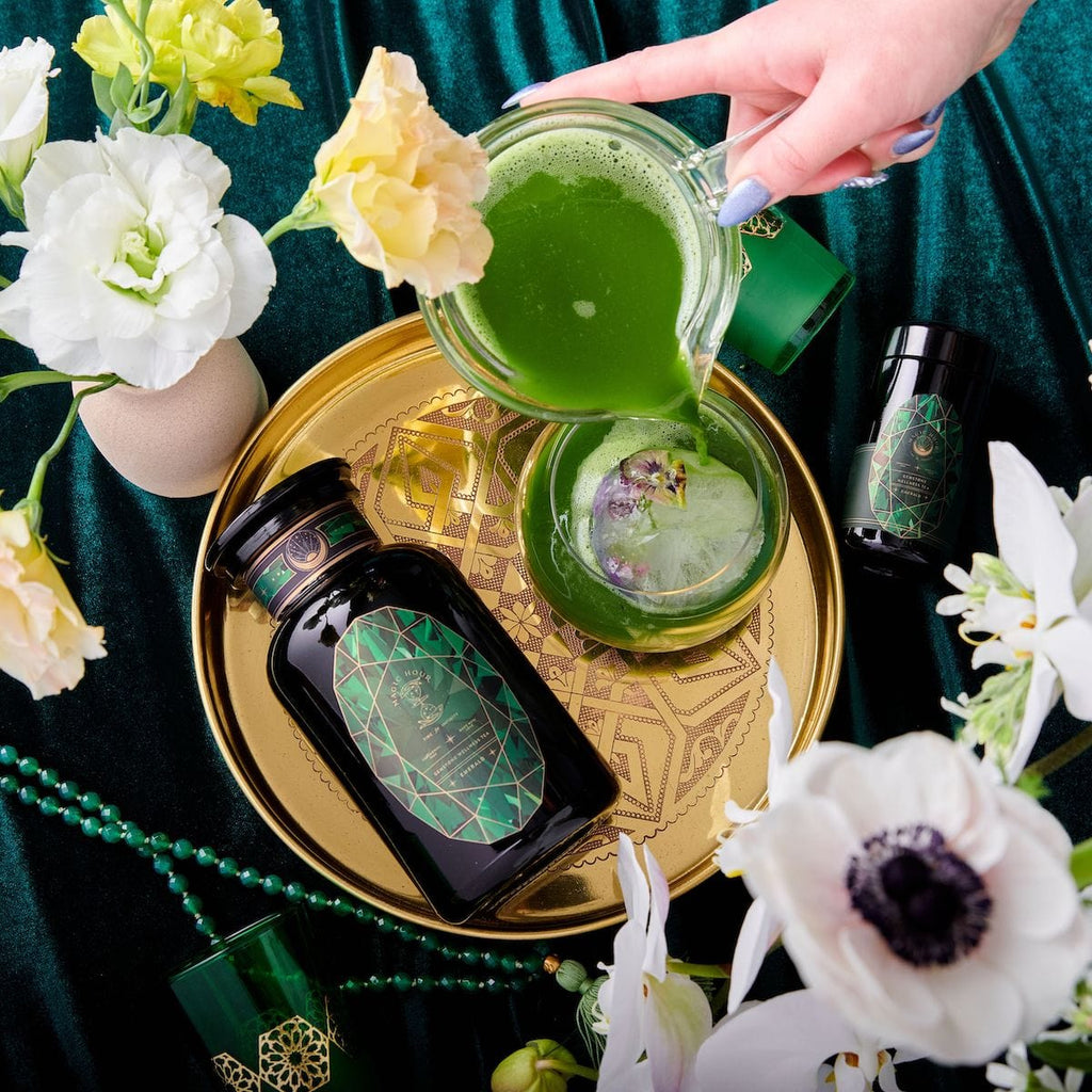 Green Tea | Emerald - Cherry Blossom Pineapple Cream Green Tea | Magic ...