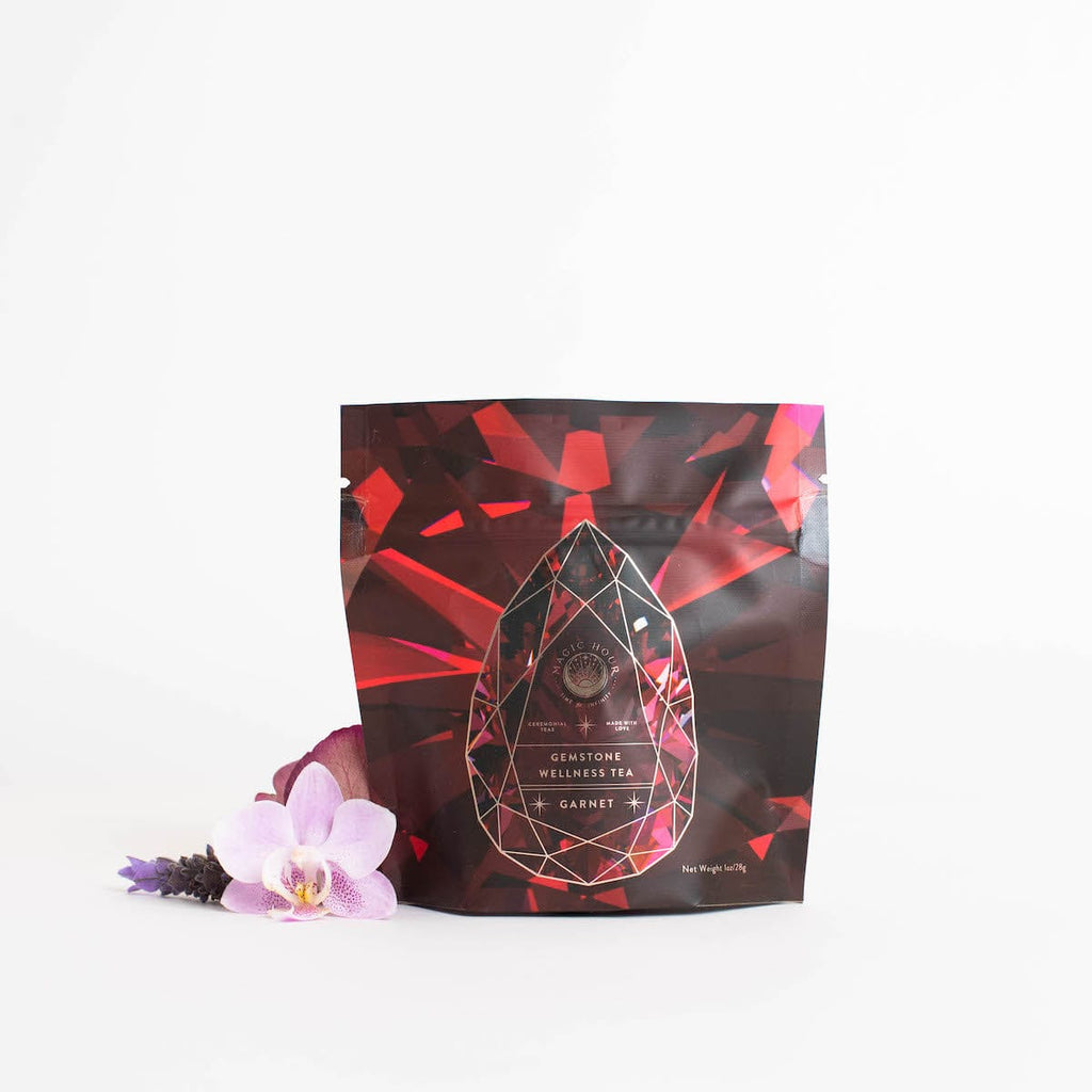 Garnet: Violet Wine Gemstone Wellness Tea | Magic Hour