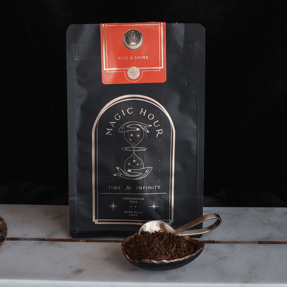 Rise & Shine Herbal Tea | Rooibos Chaga Chocolate | Magic Hour