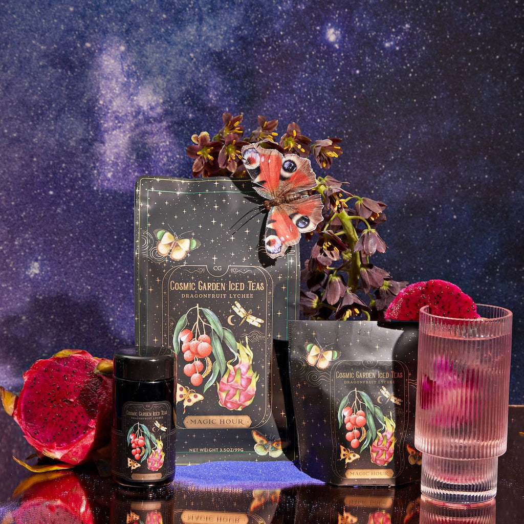 Dragonfruit Lychee Green Iced Tea | Magic Hour