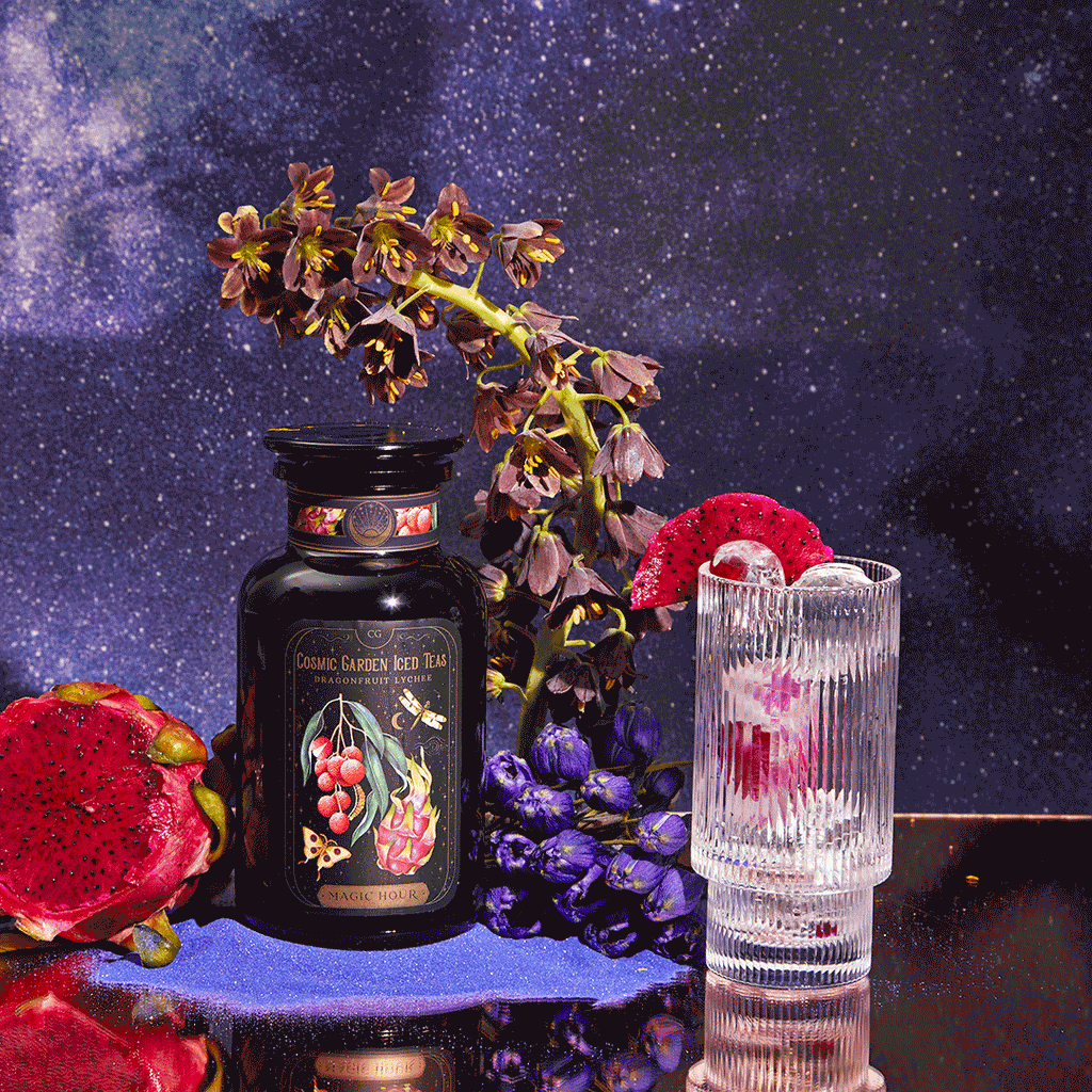 Dragonfruit Lychee Green Iced Tea | Magic Hour