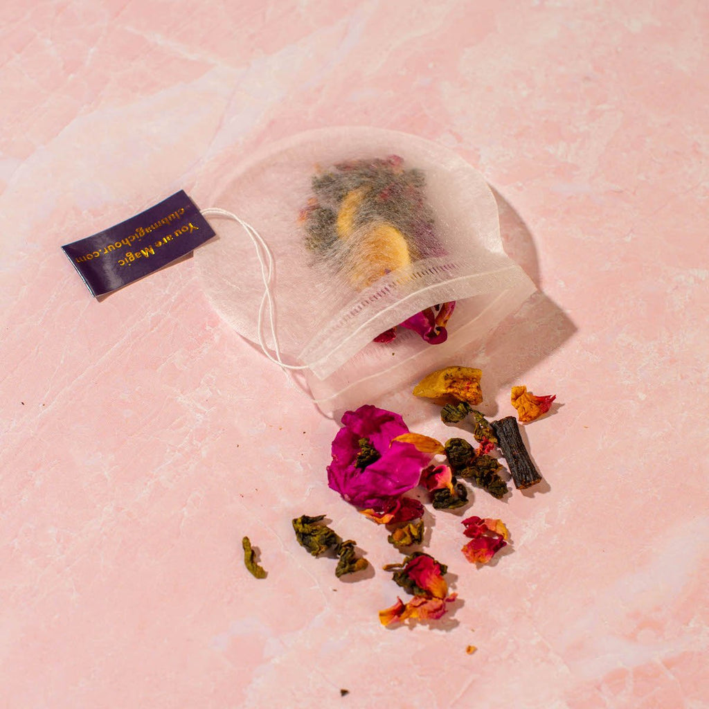 Magic Hour Tea Bag Sachets - Circular Drawstring
