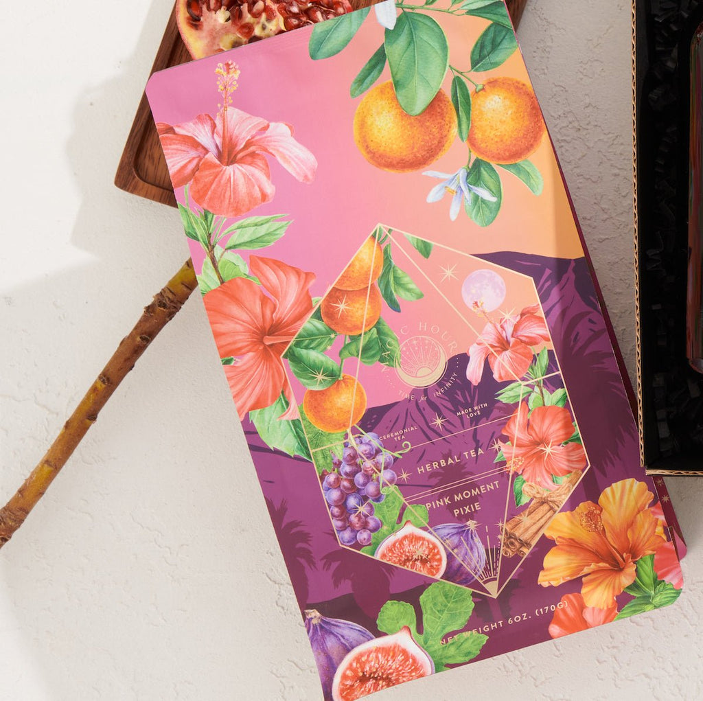 Pink Moment Pixie - Hibiscus Tangerine Dream Herbal Tea | Magic Hour
