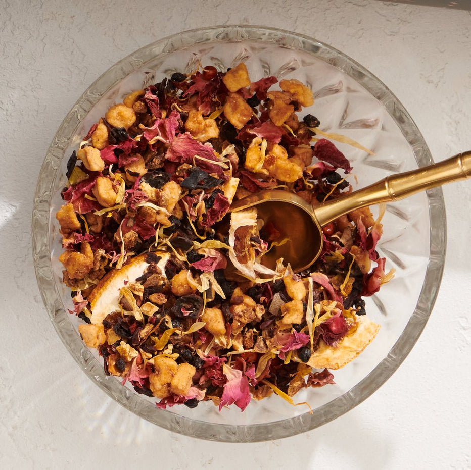 Herbal Tea | Pink Moment Pixie - Hibiscus Tangerine Dream Herbal Tea ...