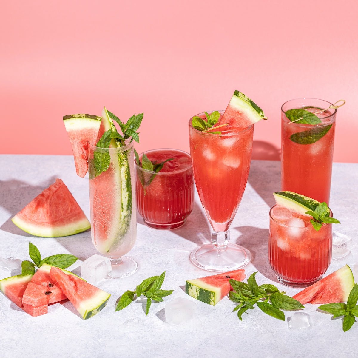 Watermelon Mint Herbal Iced Tea – Magic Hour